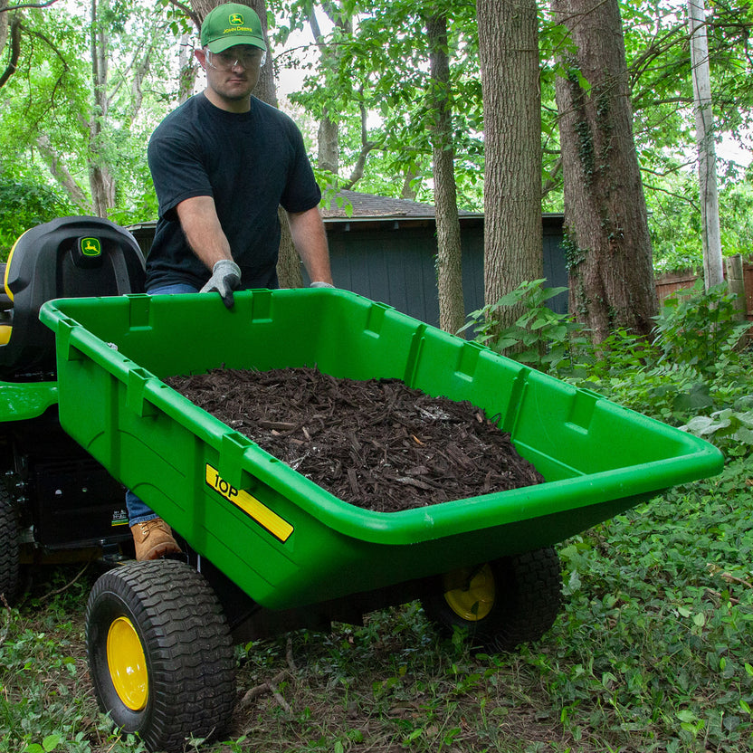 John Deere 10 cu. Ft. Poly Cart | PCT-100JD/LPPCT10JD - Brinly Parts