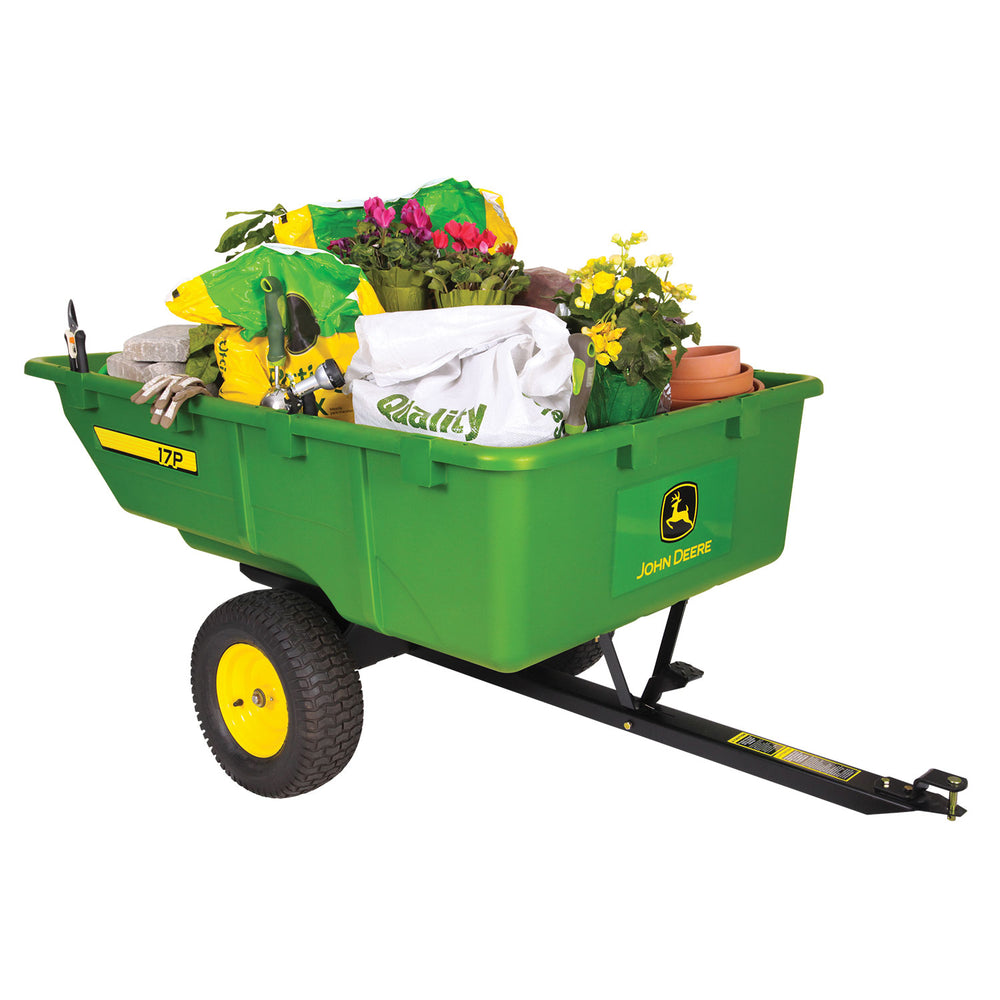 John Deere 17 cu. Ft. Poly Cart | LPPCT17JD/PCT-17JD - Brinly Parts