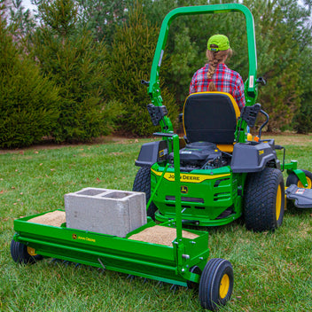 John Deere 2-in-1 Aerator Spreader with Weight Tray | LPAS40JD/AS-400J ...
