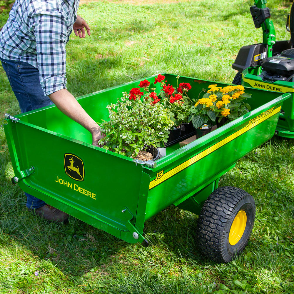 John Deere 13 cu. ft. Steel Utility Cart | HDC-130JD/LPHDC13JD - Brinly ...