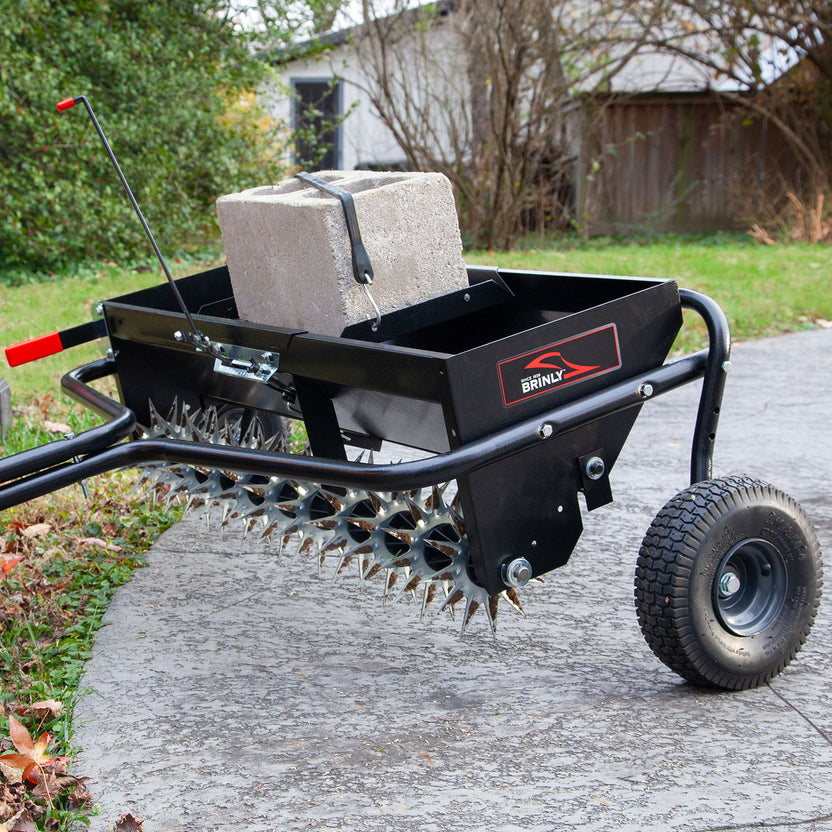 40" Combination Aerator Spreader with Weight Tray | AS2-40BH-P - Brinly ...