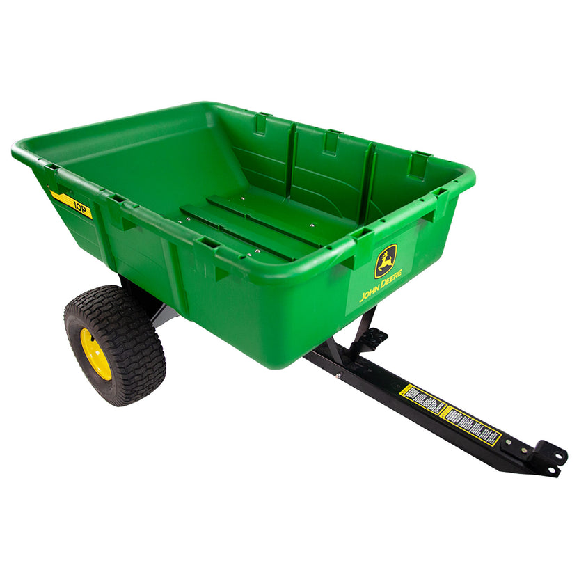 John Deere 10 cu. Ft. Poly Cart | PCT-100JD/LPPCT10JD - Brinly Parts