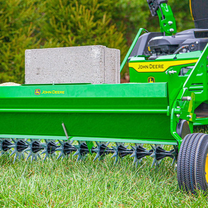 John Deere 2-in-1 Aerator Spreader with Weight Tray | LPAS40JD/AS-400J ...